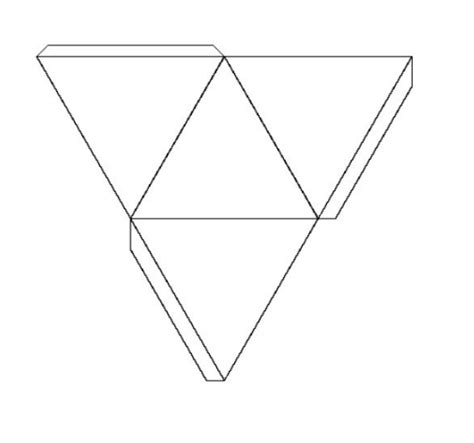Solved Below Is A Net For A Tetrahedron If Each Equilateral