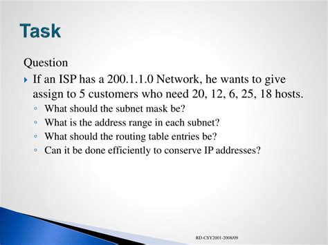 PPT VLSM Variable Length Subnet Masks PowerPoint Presentation Free Download ID