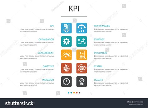 Kpi Infographic 10 Option Conceptoptimization Objective Stock Vector Royalty Free 1477897382