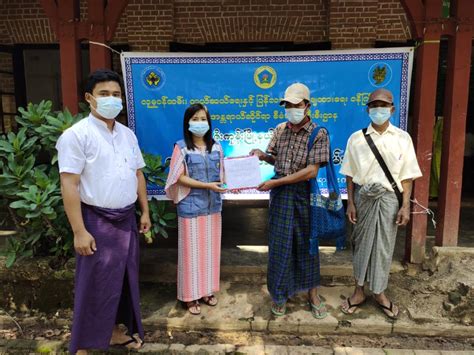 နတ်တလင်းမြို့နယ်တွင် လေဘေးသင့် အမိုးလန်နေအိမ် ၁ လုံးအတွက် ထောက်ပံ့င