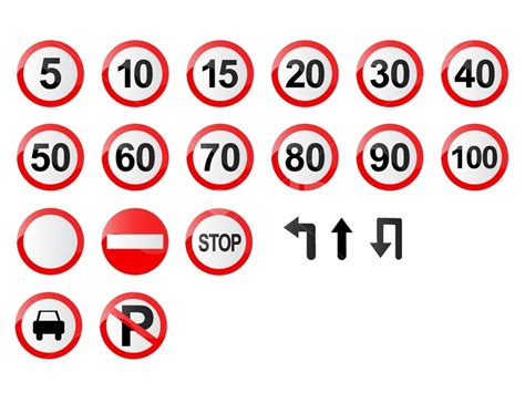 숫자 화살표 자동차 픽토그램 도로표지판 사진이미지일러스트캘리그라피 하나짱작가