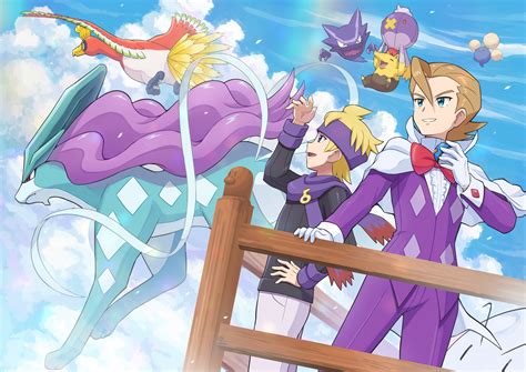 Morty Pokemon Achtergrond Download Ho Oh Pokémon Gengar Pokémon