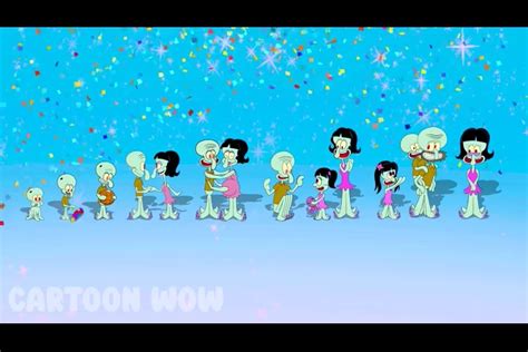 شخصیت های باب اسفنجی با کی ازدواج کردند بچه شون چه شکلی شده