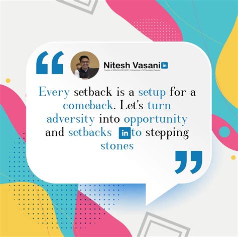 Nitesh Vasani On Linkedin Resilience Comebackstronger Restart 11