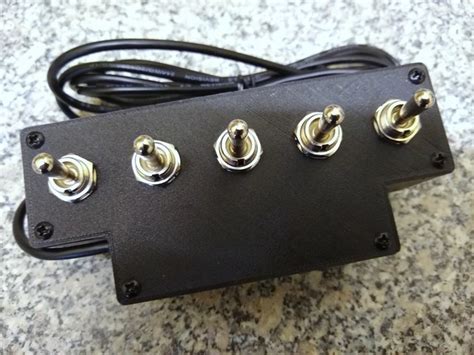 10 Function 3d Printed Toggle Switch Button Box For Pc Racing Flight