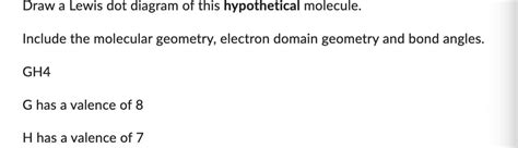 Answered Draw A Lewis Dot Diagram Of This… Bartleby