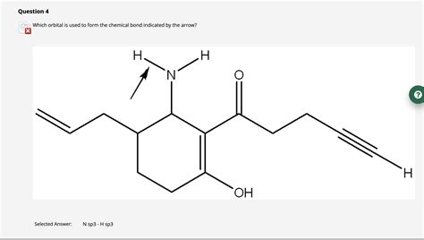 Solved Question 4which Orbital Is Used To Form The Chemical