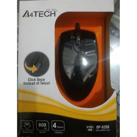 Jual Mouse A4tech OP 620D USB BLACK PADLESS MOUSE VTRACK A4TECH Shopee Indonesia