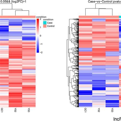 The Clustering Heatmaps Of Mrnas And Lncrnas Download Scientific Diagram