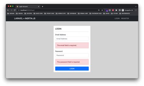 Tutorial Authentication Dengan Laravel Inertiajs Dan Reactjs 5