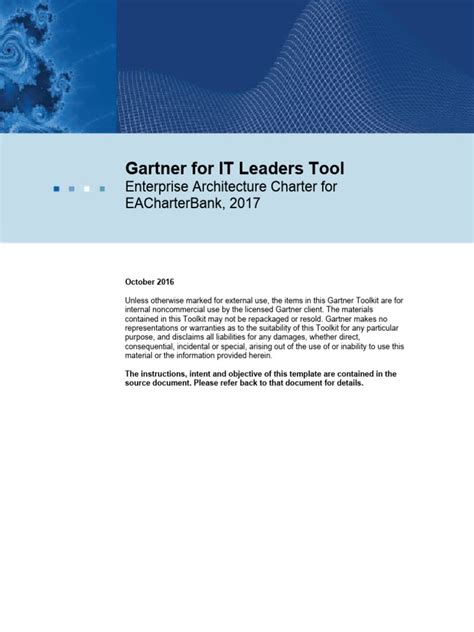 Example Ea Charter Pdf Enterprise Architecture Business