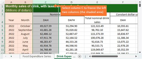 Freeze Rows And Columns In Excel Easy Tutorial