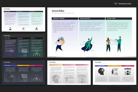 Scrum Process PowerPoint Template PowerPoint Slide Master Templates Infographics