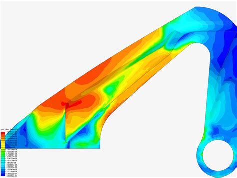 Plate 2 Nonlinear Analysis Of Aircraft Engine Bearing Bracket Copy