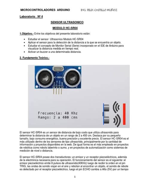Utilizando Sensores Ultrasónicos Hc Sr04 Con Arduino Medición De Distancias Y Activación De