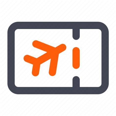 Ticket Travel Ticketing Icon Download On Iconfinder