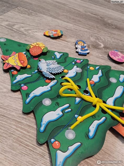 ToySib Шнуровка с липучками " Елочка" - «Отличная игрушка для развития ...