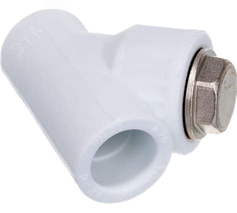 Фильтр сетчатый ВВ 32 x 1' полипропиленовый PPR белый артикул 10141032 ...