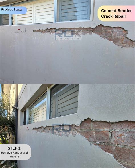Cement Render Crack Repair Rok Rendering
