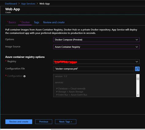 Docker Does Azure App Service For Linux With Multi Containers Allow Multiple Yaml Files