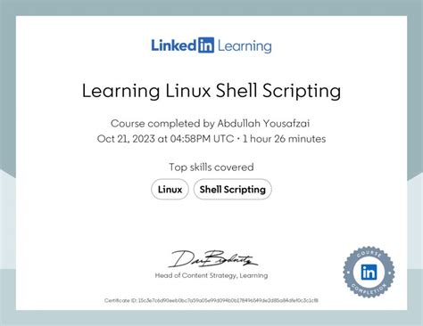 Abdullah Yousafzai On Linkedin Shellscripting Shellscripting Linux