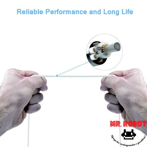 Кабель Type C для заряджання та передавання даних 1 м Mr Robot