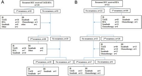 Recurrences After The Treatments For Recurrent Hcc Patients With Download Scientific Diagram
