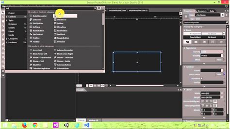 Wpf Creating A Button With Microsoft Expression Blend 4 Youtube