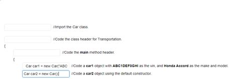 Solved Java Programming Could Someone Provide The Codes For