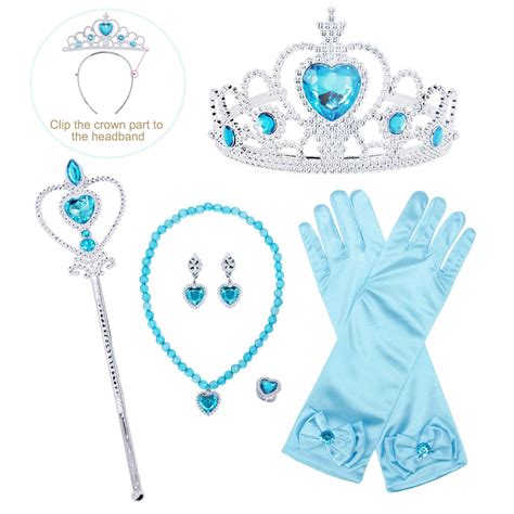 Set Rochie Cosplay De Si Accesorii Elsa Frozen 2 3 Ani 100 Cm
