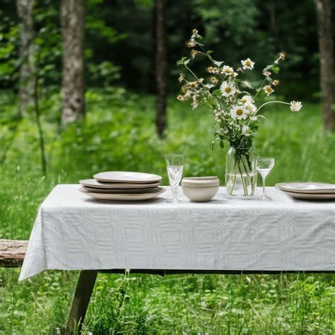Nappe Aude Coton Damassé Tradition Des Vosges