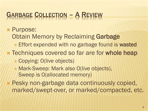 Ppt Generational Garbage Collection Powerpoint Presentation Free Download Id2053762