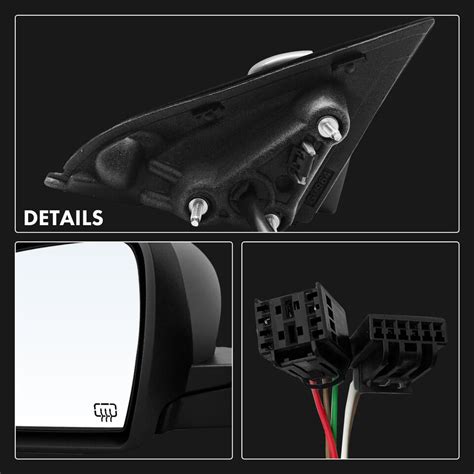 Passenger Side Power Mirror With Manual Folding Heated For Jeep Compass