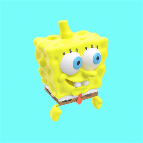 3d Render Of Spongebob Squarepants By Sanrio Openart