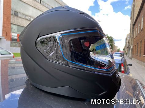 Moto ķivere Ispido Raven Melna Matēta Cena 7600 Eur Moto ķiveres