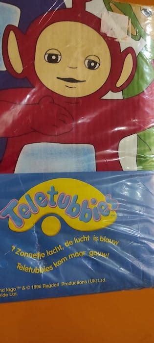 Vintage Teletubbies Duvet Bedding Cover Ragdoll Bbc World 140 X 200