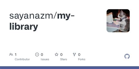 Github Sayanazm My Library