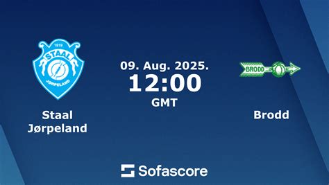 Staal Jørpeland Vs Brodd Live Score H2h And Lineups Sofascore