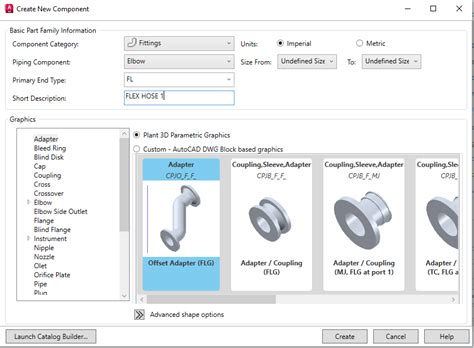 Solved Custom Flex Hose From Offset Adaptor Component Within A Range Of Sizes Autodesk Community