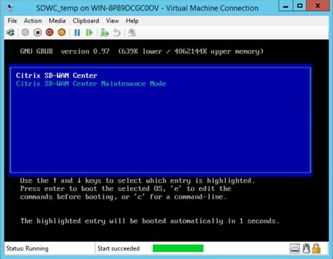 Install And Configure Citrix Sd Wan Center On Microsoft Hyper V