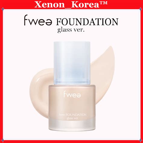 Fwee Foundation Glass Ver 4 Colors Shopee Malaysia