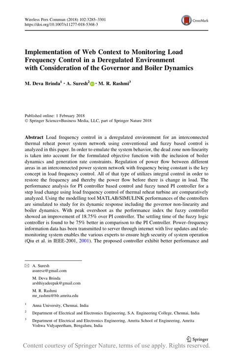 Implementation Of Web Context To Monitoring Load Frequency Control In A Deregulated Environment