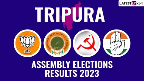 Tripura Assembly Election Result 2023 Bjp Cpi M Congress Neck And