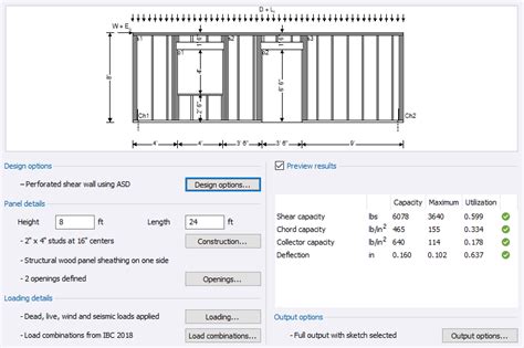 Wood Shear Wall Design Nds Tekla User Assistance
