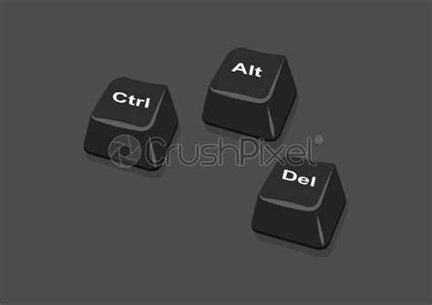 Computer Keyboard Buttons Clipart Vector Stock Vector 6484974 Crushpixel