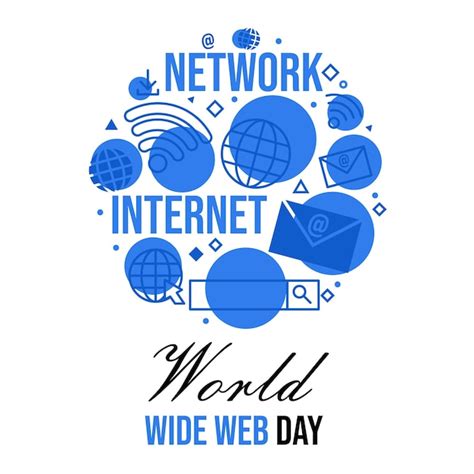 Premium Vector World Wide Web Day