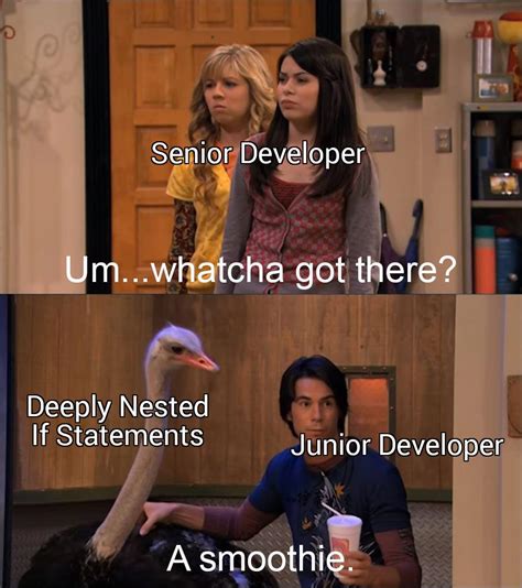 Spaghetti Code The Smoothie Of Doom ProgrammerHumor Io