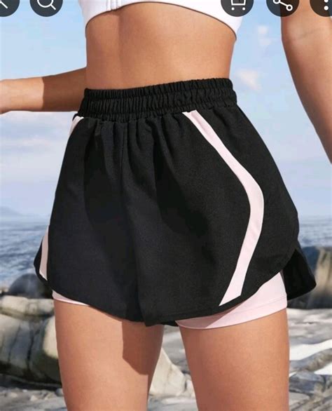 Running Shorts Womens Fashion Activewear On Carousell