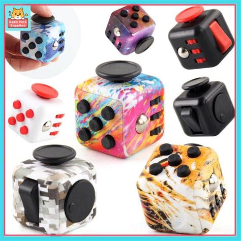 【codandready Stock】 Creative Decompression Dice Fidget Cube Anti Stress