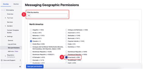 Sms Geo Permissions Twilio